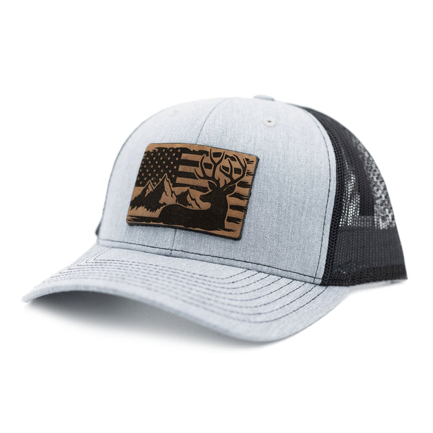 Leather Flag w/ Deer Patch Cap – Elevated Gear